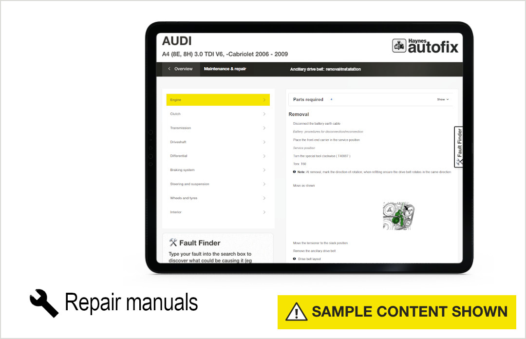 Vauxhall MERIVA (2010 - 2014) Guida alla manutenzione e diagnostica Haynes